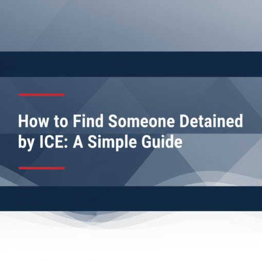 How to Find Someone Detained by ICE: A Simple Guide • US Immigration Bonds