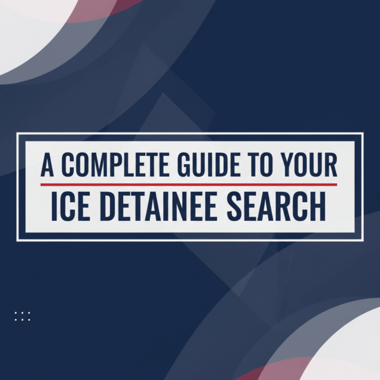 A Complete Guide to Your ICE Detainee Search • US Immigration Bonds