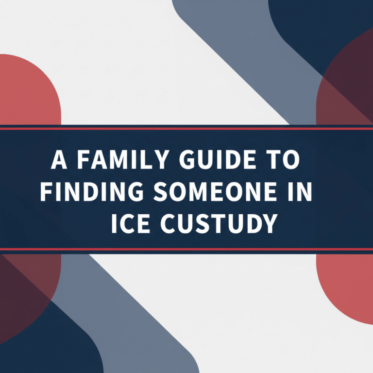 A Family Guide to Finding Someone in ICE Custody • US Immigration Bonds